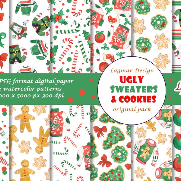 Ugly Sweater Cookies - Etsy