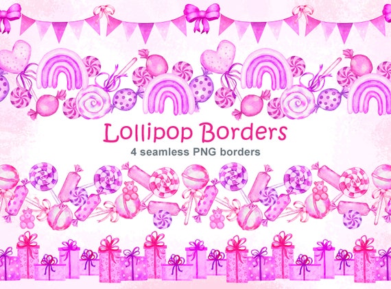 Pink Baby Border Design
