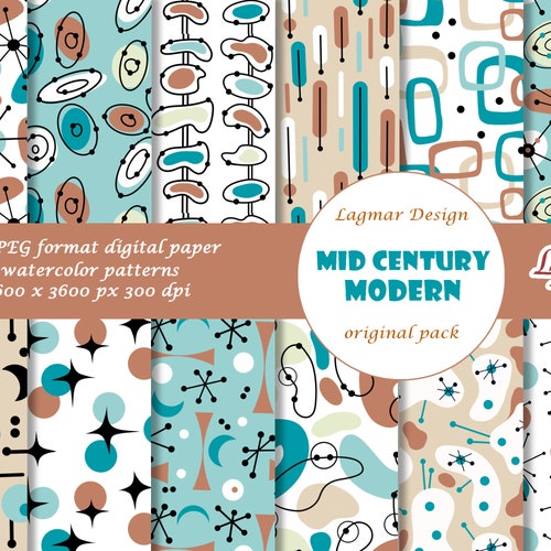 Mid Century Modern Atomic Patterns