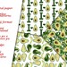 Avocado Digital Paper, Summer Digital Paper, Fruit Seamless Pattern ...