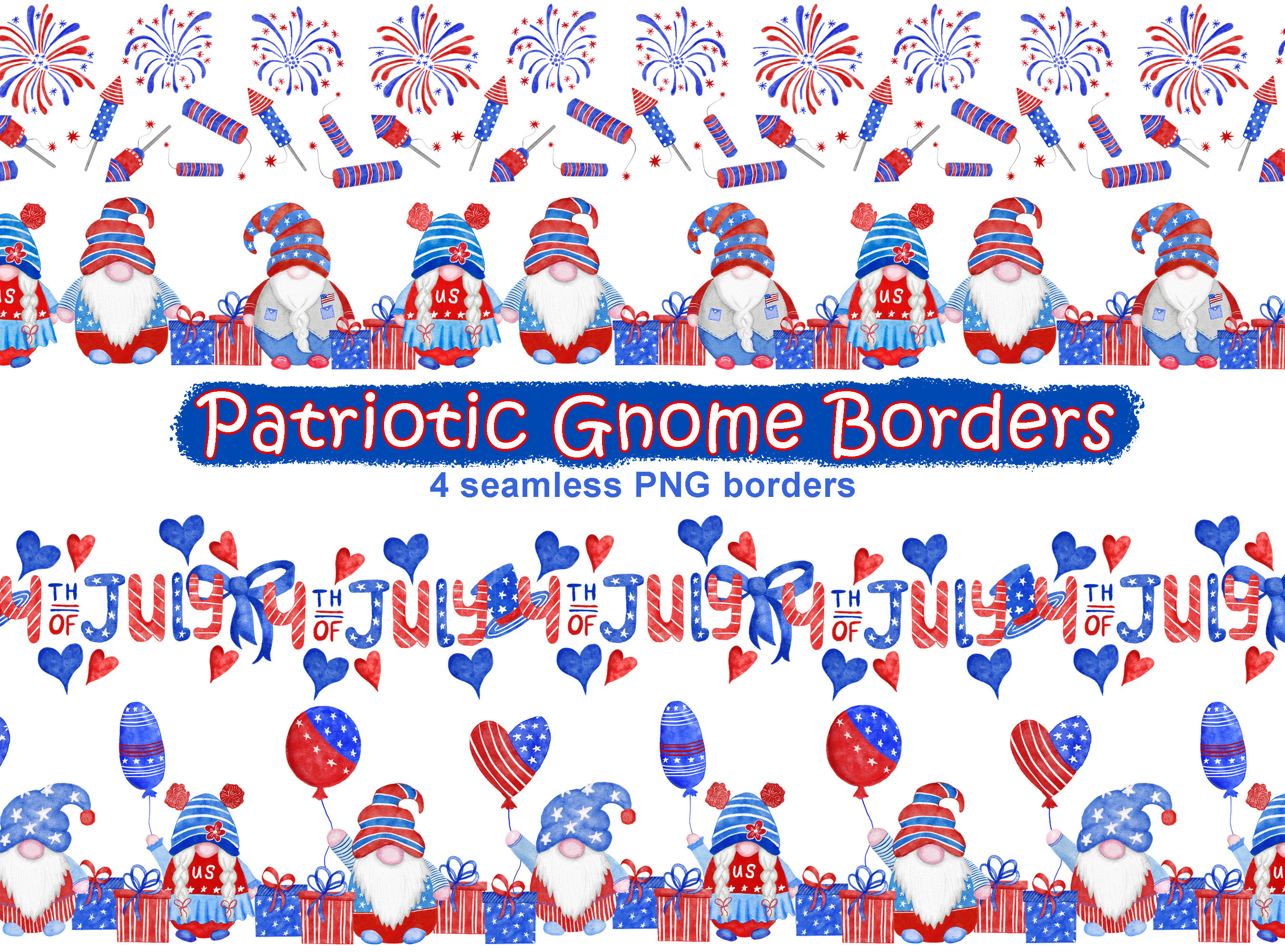 Independence Day Clip Art Border