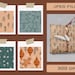 Boho Christmas Digital Paper, Winter Seamless Pattern File, Neutral ...