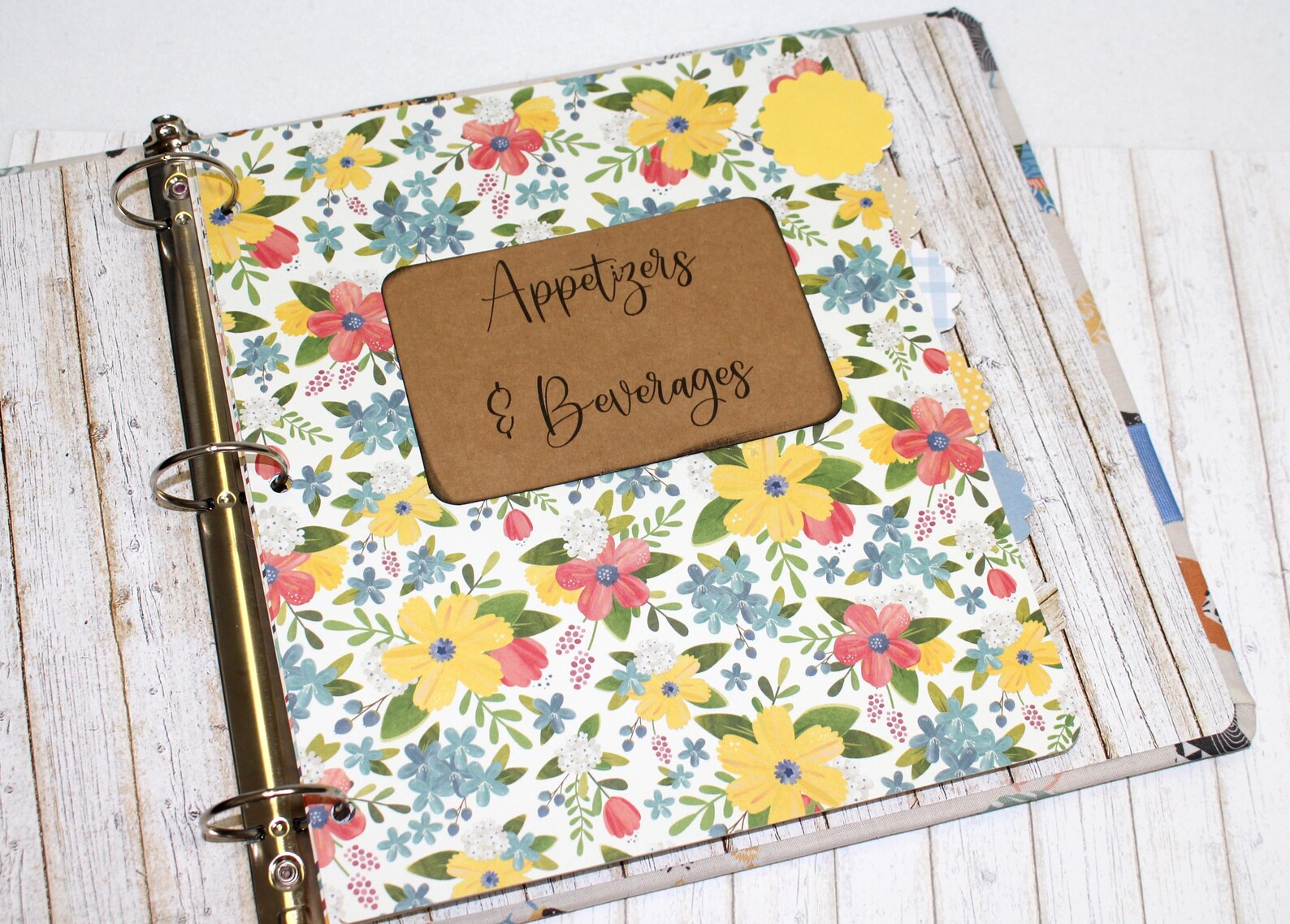 Recipe Binder With Dividers, 3 Ring Recipe Binder, Custom Recipe ...