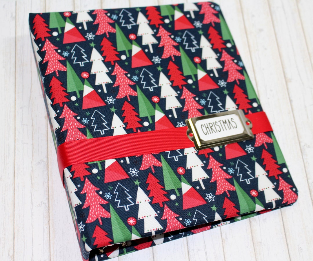 Christmas Card Binder, Holiday Photo Album, Christmas Card Holder ...