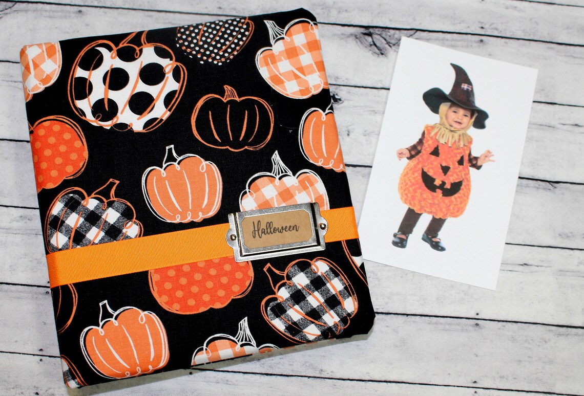 Halloween Photo Album Kids Costume Pictures Memory Book - Etsy