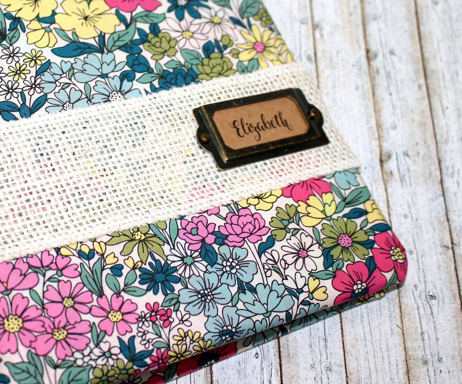 Personalized Binder 3 Ring Notebook Garden Floral binder | Etsy