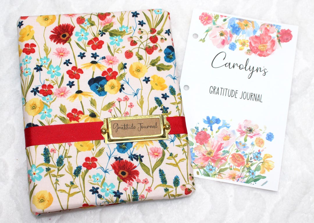 Daily Gratitude Journal, Personalized Bullet Journal, 1 Year Happiness ...