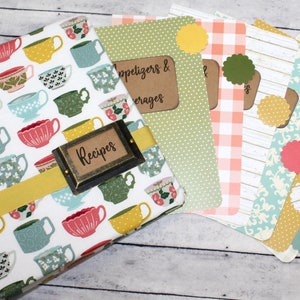 Recipe Book, Recipe Binder With Recipe Dividers, Cute, Cottagecore ...