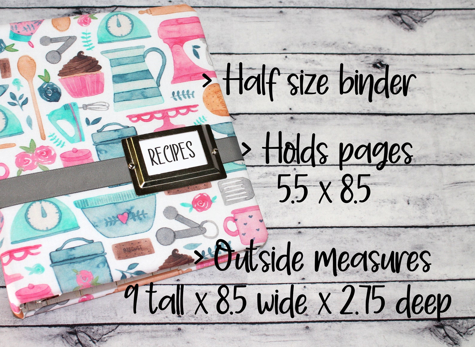 Recipe Binder Custom Cookbook Blank Recipe Binder Recipe - Etsy