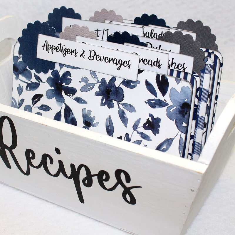 Recipe Card Box - Etsy