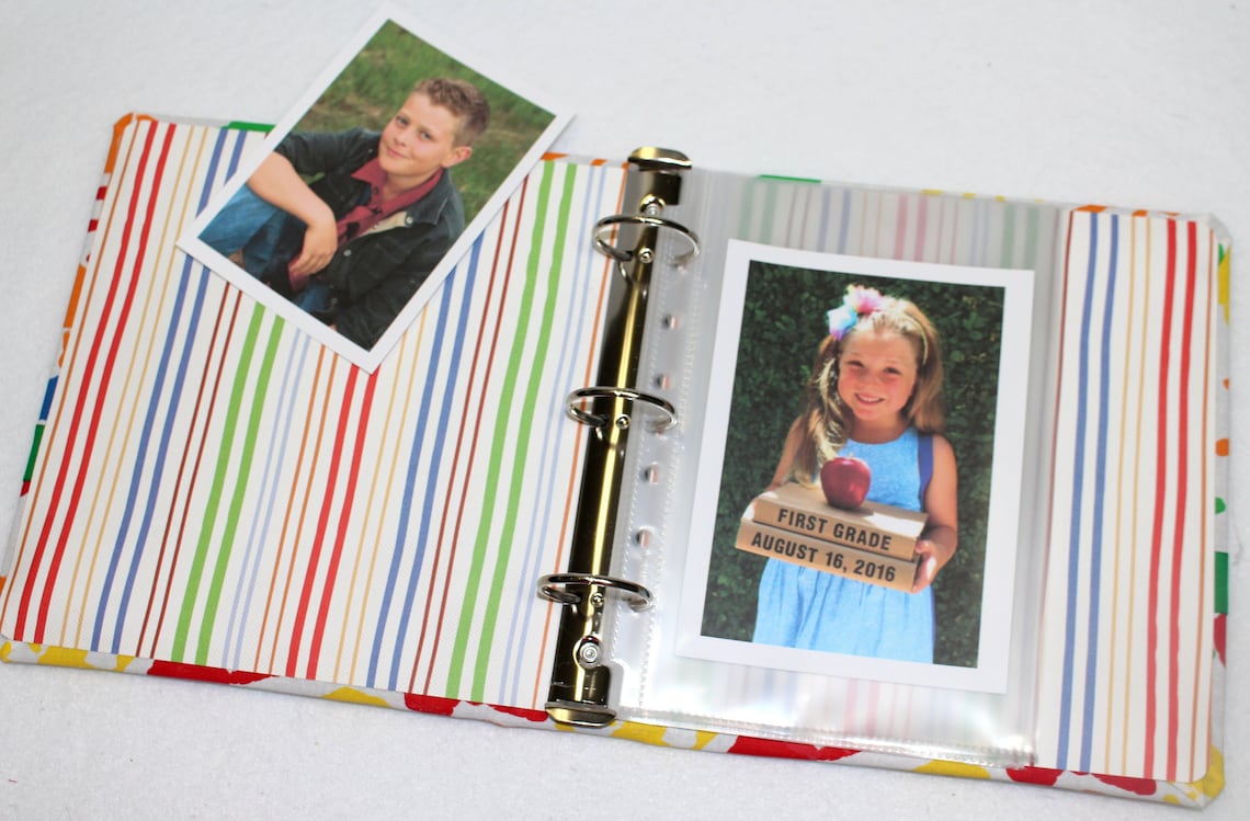 First Day of School Photos, Photo Album, Scrapbook, School Binder ...