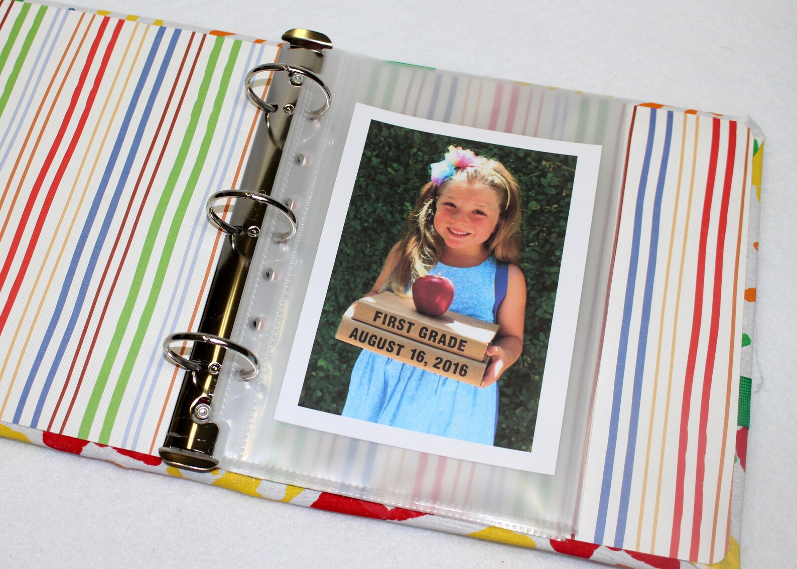 First Day of School Photos, Photo Album, Scrapbook, School Binder ...