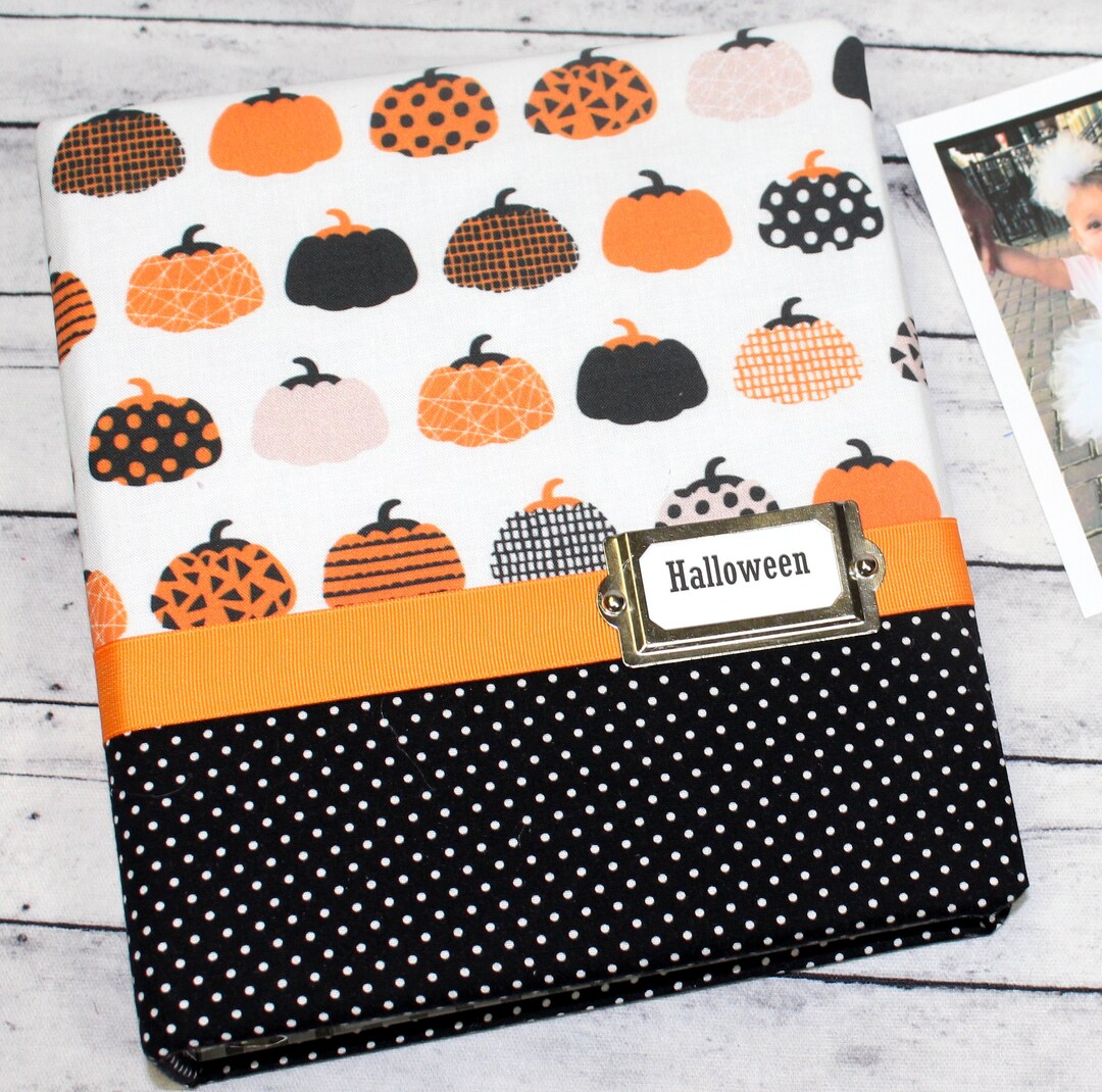 Halloween Photo Album, Costume Memory Book, Halloween Scrapbook Album ...