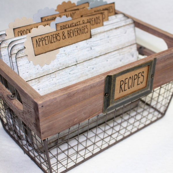 Recipe Box - Etsy