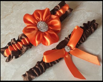 Brown Wedding Garter | Etsy