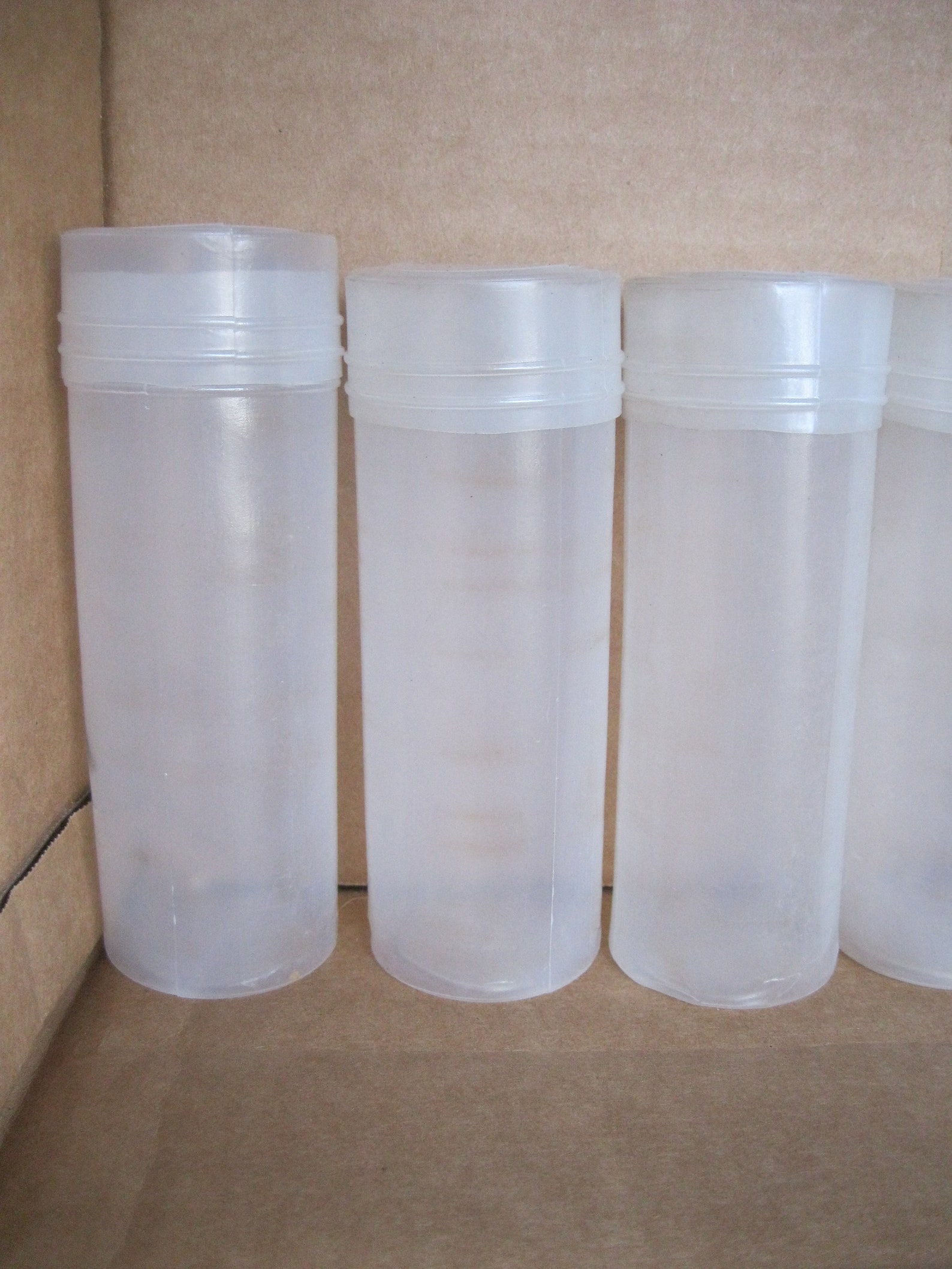 16 Storage Containers-empty Plastic Storage Tubes-storage Containers ...