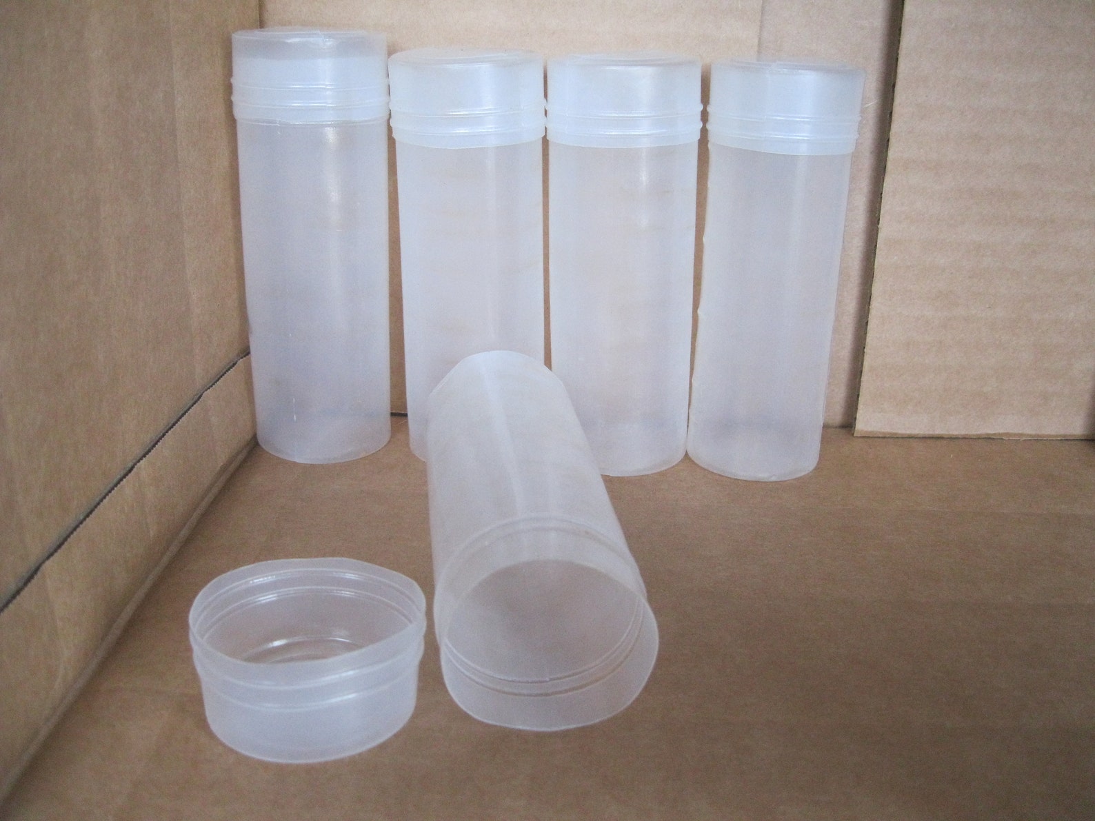 16 Storage Containers-empty Plastic Storage Tubes-storage Containers ...