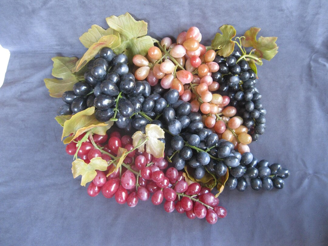 Plastic Grapes Rubber Grapes - Etsy