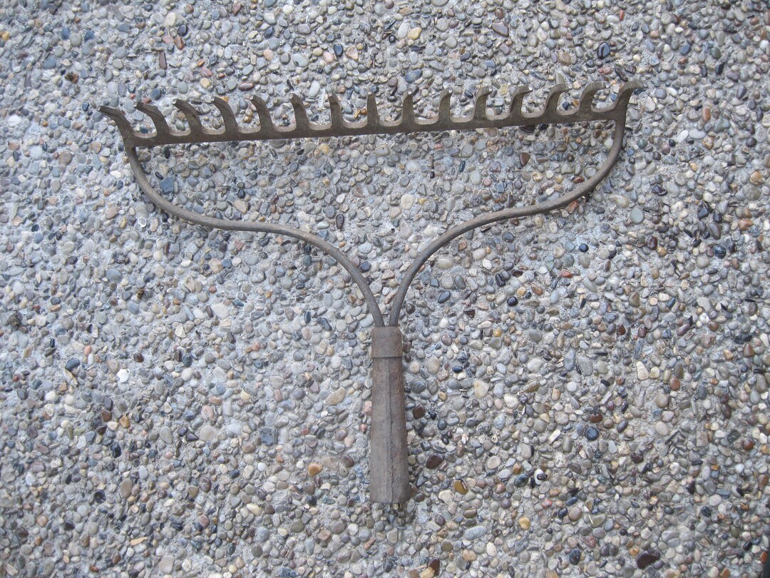 Vintage Rake-rusty Rake-vintage Tools-weathered Rake-necklace Holder ...