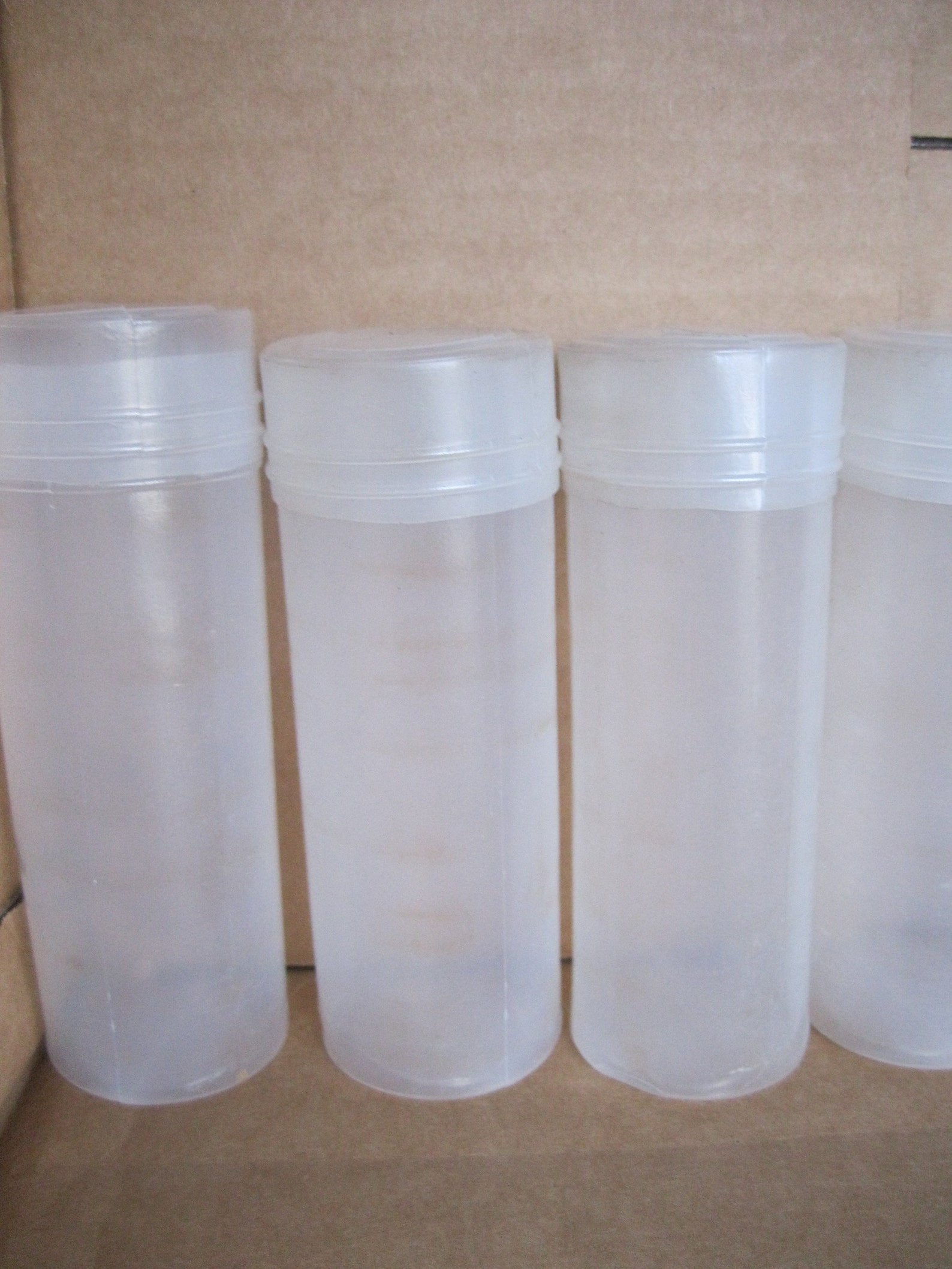 16 Storage Containers-empty Plastic Storage Tubes-storage Containers ...