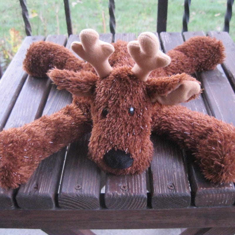 Stuffed Reindeer - Etsy