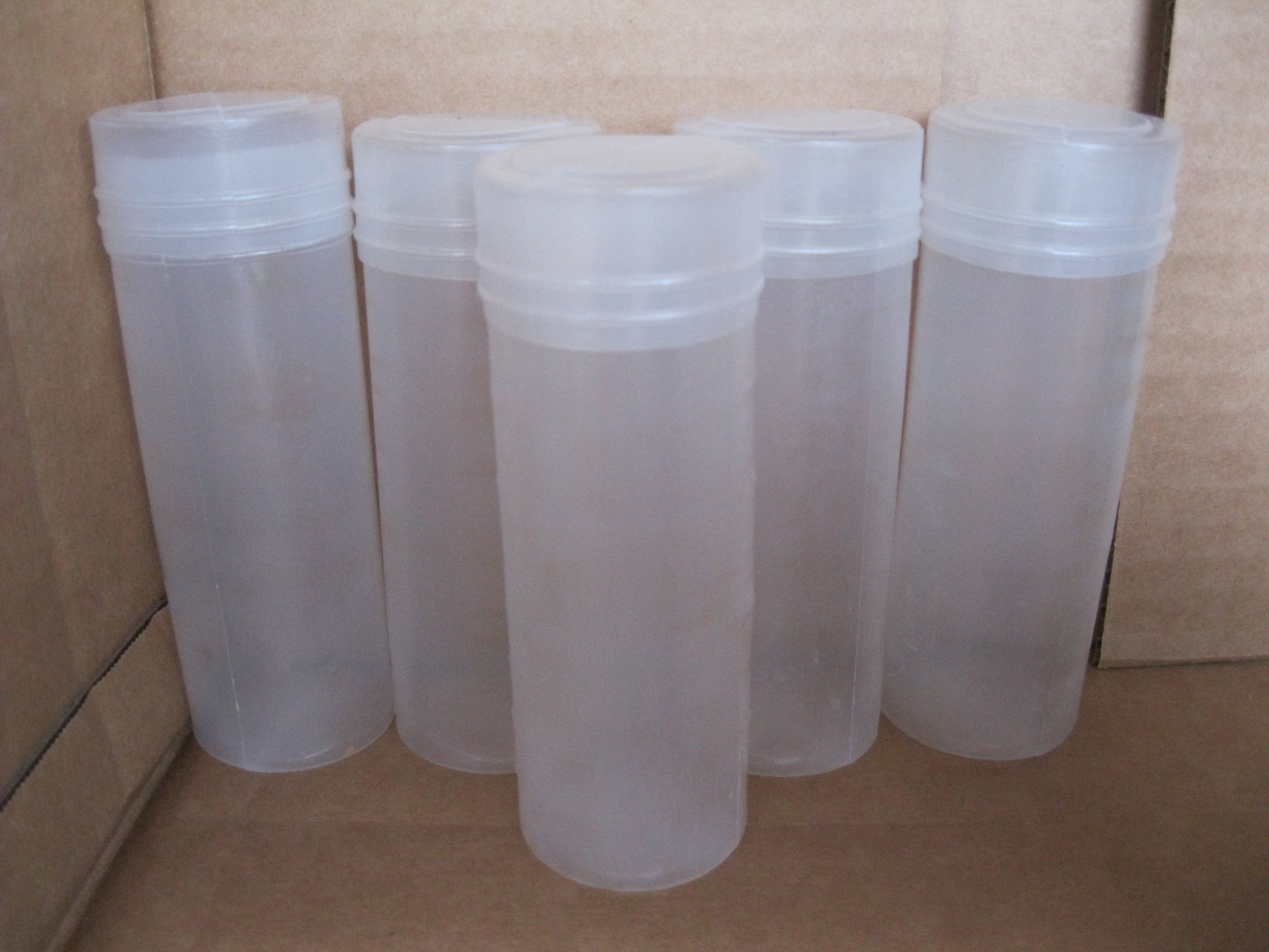 16 Storage Containers-empty Plastic Storage Tubes-storage Containers ...