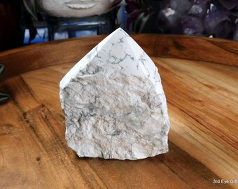 White Howlite Stone - Etsy
