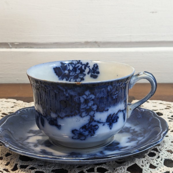 Flow Blue Tea Cup - Etsy