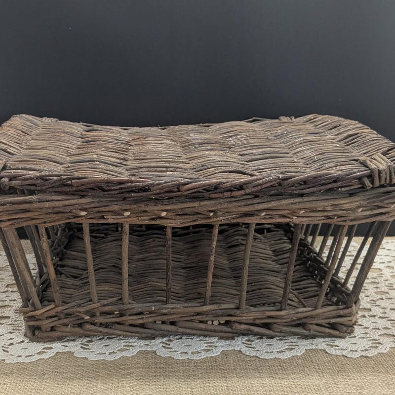 Primitive Basket - Etsy