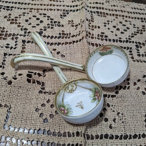 Pair of Nippon Hand Painted Miniature Ladles - Etsy