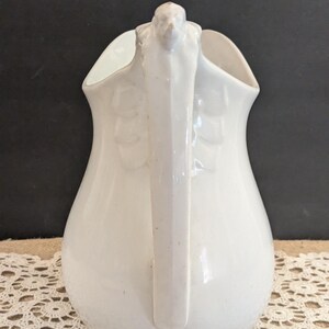 Antique Old White Ironstone 9 Large Pitcher / Circa Late 1800s / John ...