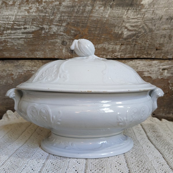 Antique White Ironstone - Etsy