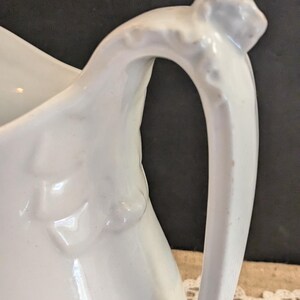 Antique Old White Ironstone 9 Large Pitcher / Circa Late 1800s / John ...