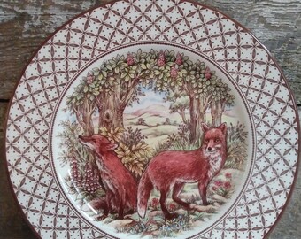Fox Dinner Plate - Etsy