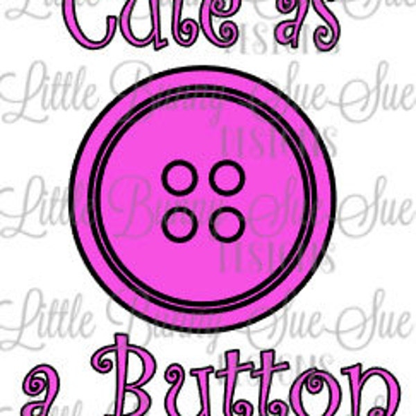 Cute as a Button - Etsy
