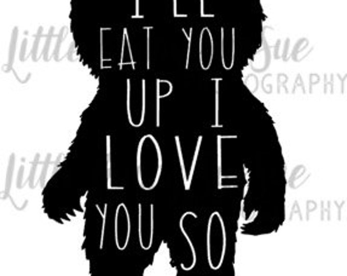 Wild Things Monster, Boys, SVG PNG DXF Cutting Machine File, Silhouette ...