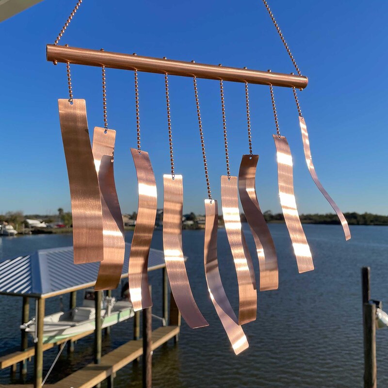 Copper Wind Chimes - Etsy