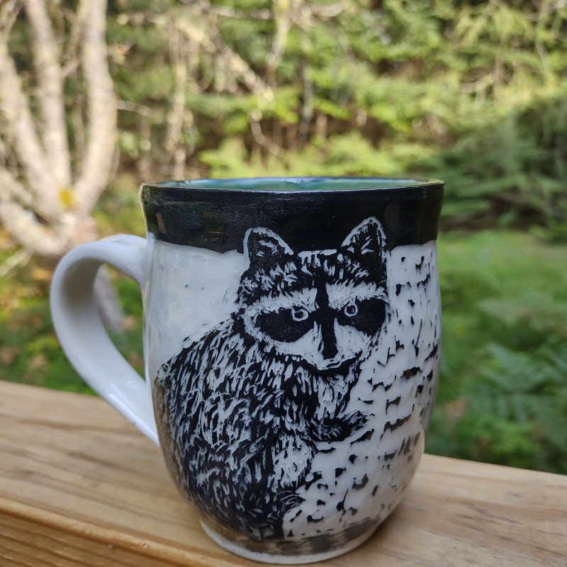 Sgraffito Mug - Etsy