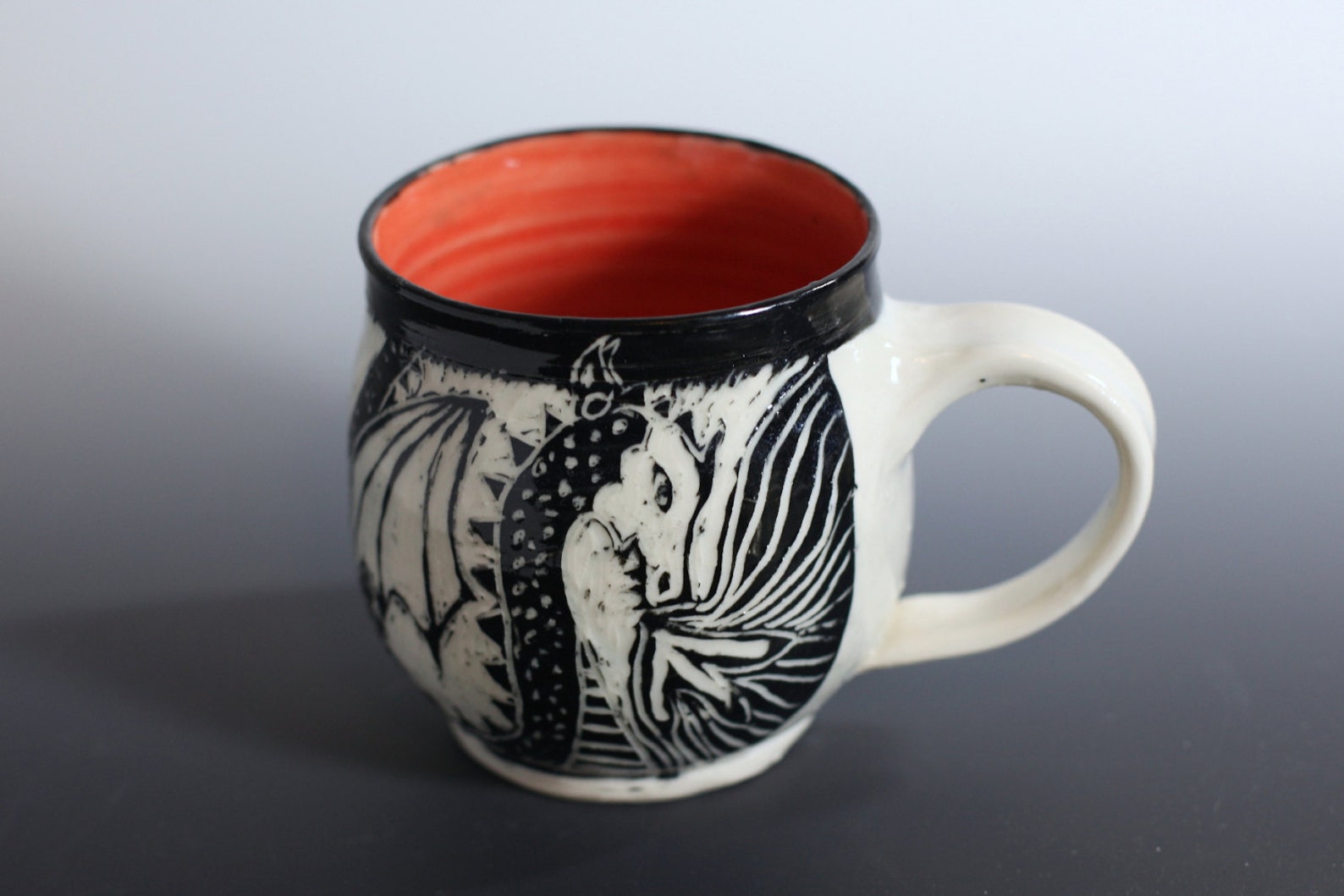 Double Dragon Mug - Etsy