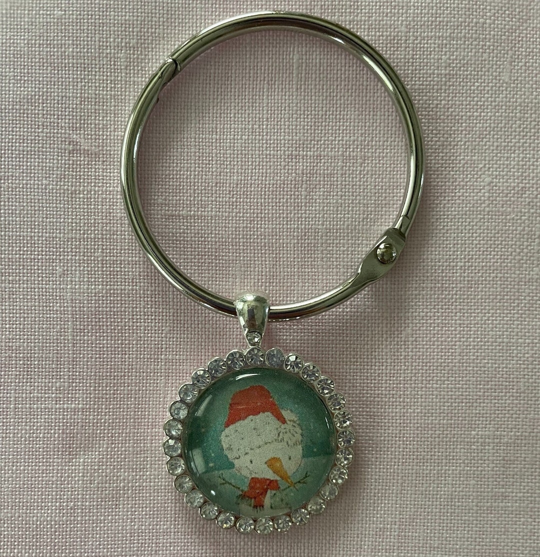 Snowman Floss Ring With a Sparkle - Etsy