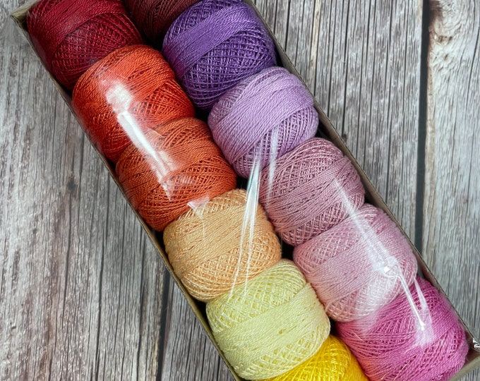 3 Strand VALDANI FLOSS Collection Variegated Color Hand Dyed Punch ...