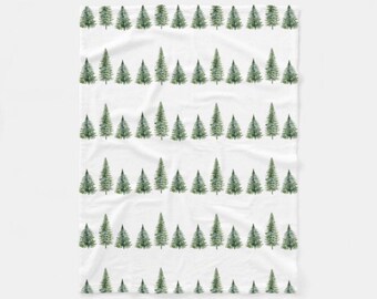 Pine Tree Blanket | Etsy