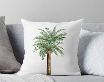 Palm Tree Pillow | Etsy