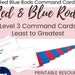 Montessori Math Red and Blue Number Rods Printable Material - Print and ...