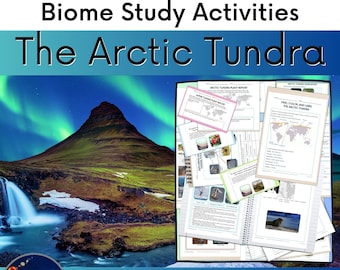 Silhouette Matching Plants and Animals of the Tundra - Etsy