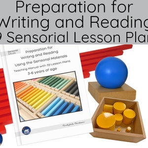 Montessori Sensorial Curriculum Lesson Plans for Early Primary (3-6 ...