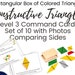 Constructive Triangles Forming Shapes Command Cards for Set 1A Level 2 ...