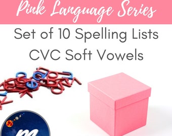 Montessori Pink Series Spelling CVC Words - Etsy