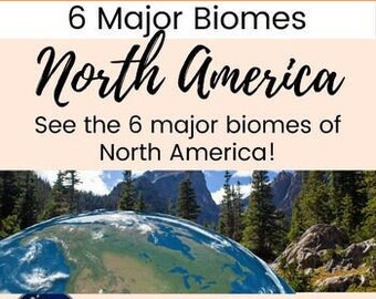 Biomes of South America Montessori 3-part Cards Biome Map, Booklets ...
