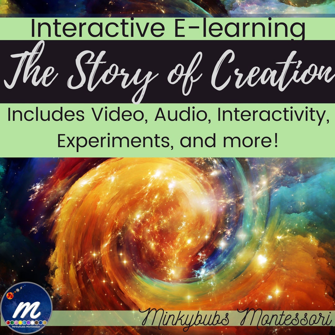 Montessori Story of Creation First Great Lesson Digital Edition No ...